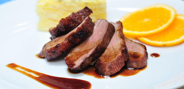 Piept de rata cu sos de portocale - Razvan Anton